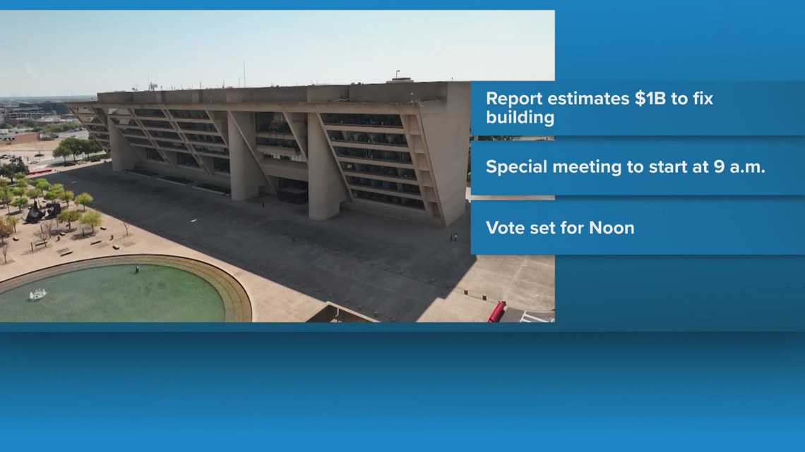 Dallas City Council to vote on the fate of Dallas City Hall today at ...
