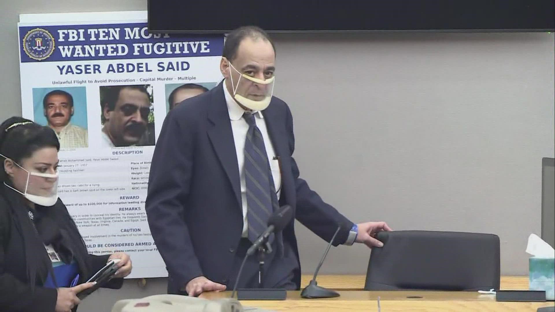 Yaser Said found guilty of murdering his two teenage daughters | wfaa.com