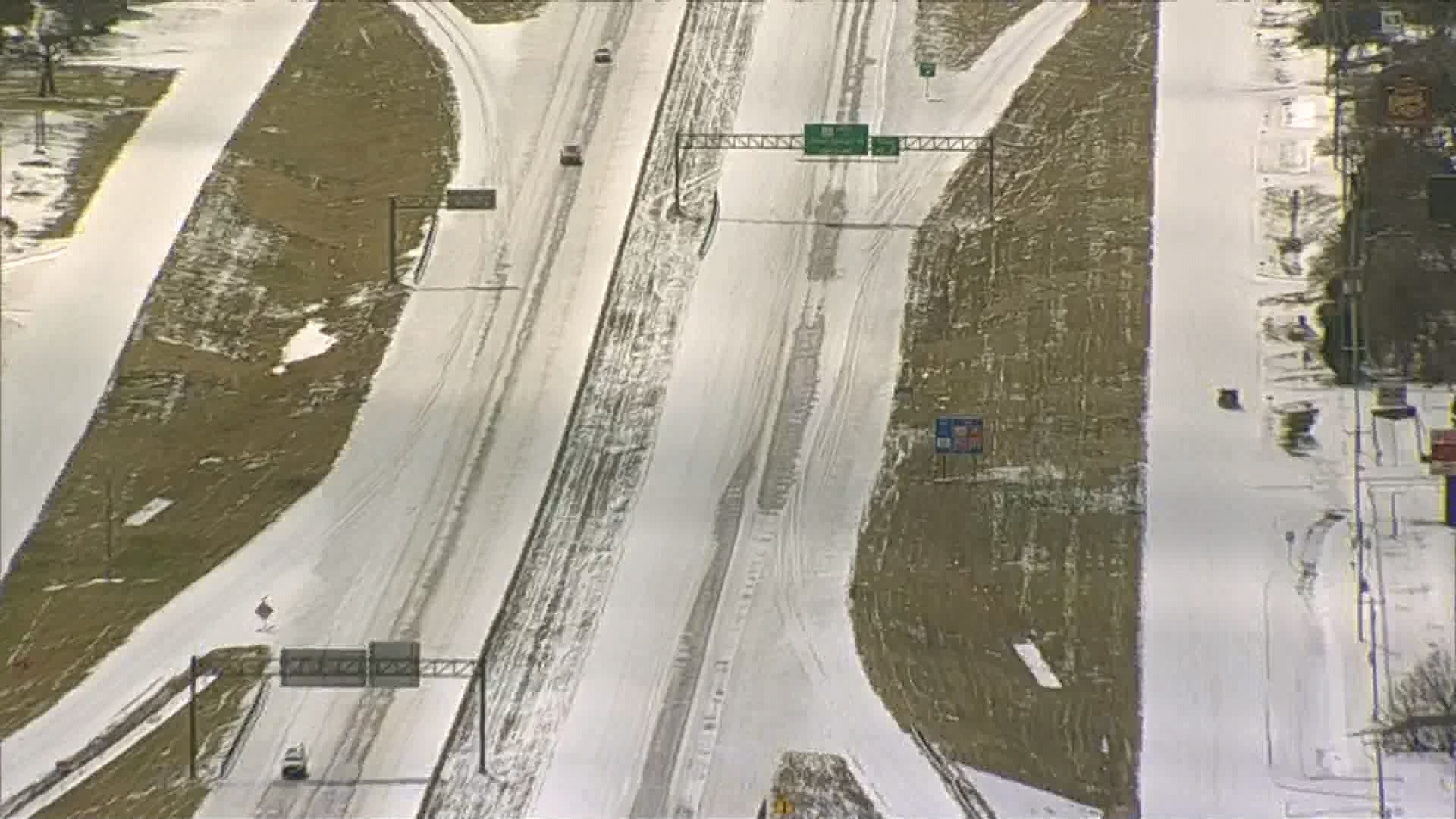 EYE IN THE SKY: Here's what snowy North Texas looked like from a ...