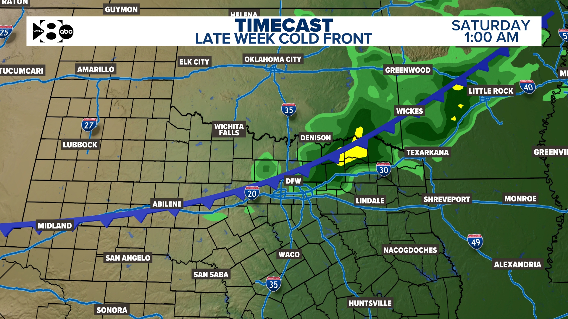 Late week rain | wfaa.com