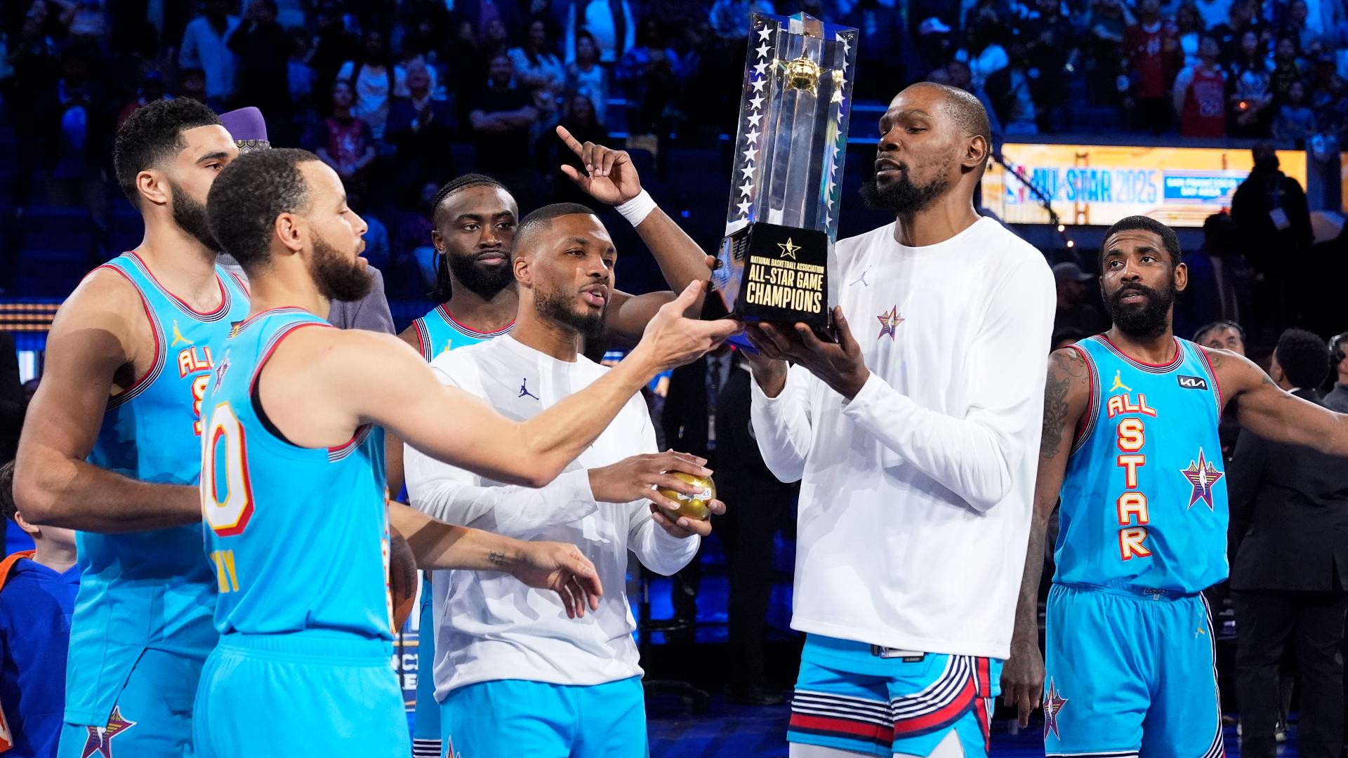Kyrie Irving, Shaq's OGs win first NBA All-Star mini-tournament | wfaa.com