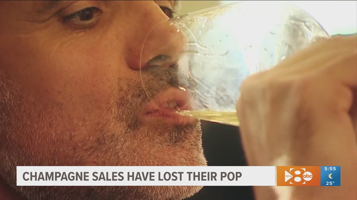 Champagne sales drop as less people purchase the french wine | wfaa.com