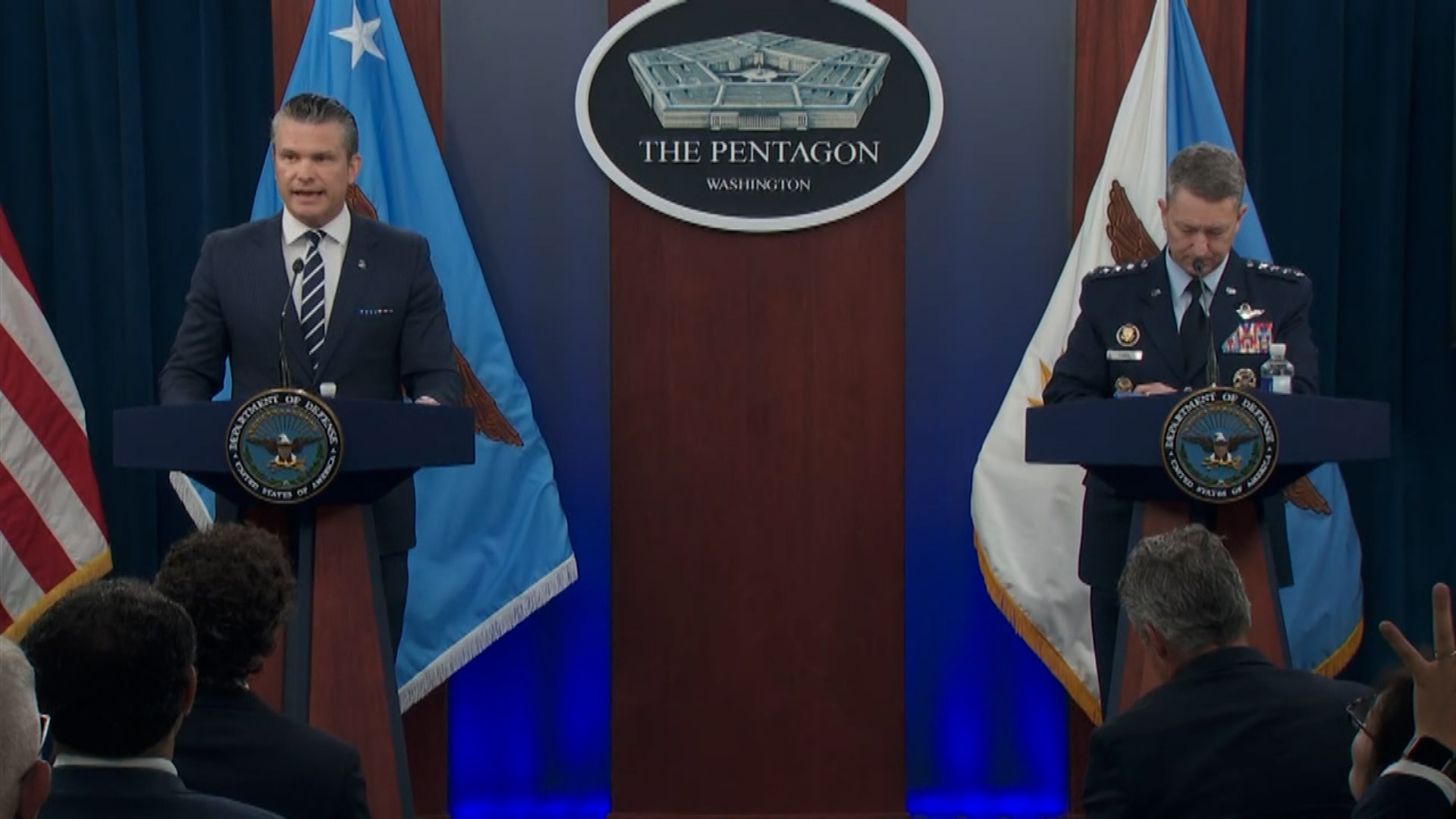 Hegseth gives Pentagon briefing with new details on US involvement in ...