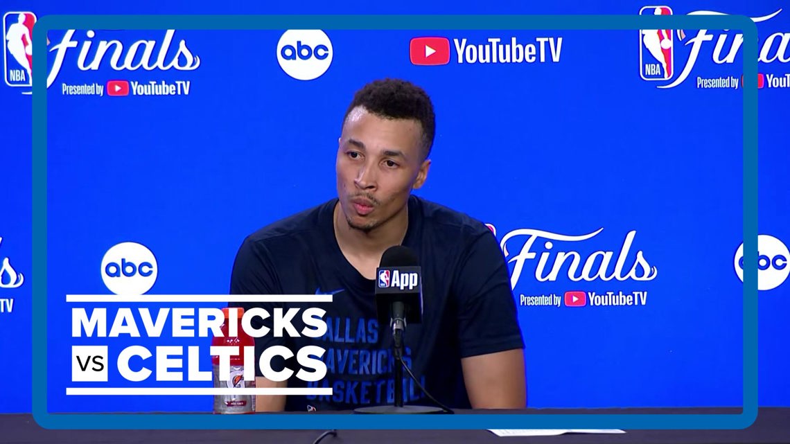 NBA Finals Game 4 post-game interviews: Dante Exum talks Mavericks' 122-84 win over the Celtics ...