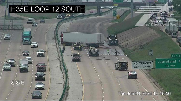 I-35E traffic alert: Lanes shut down in southern Dallas | wfaa.com