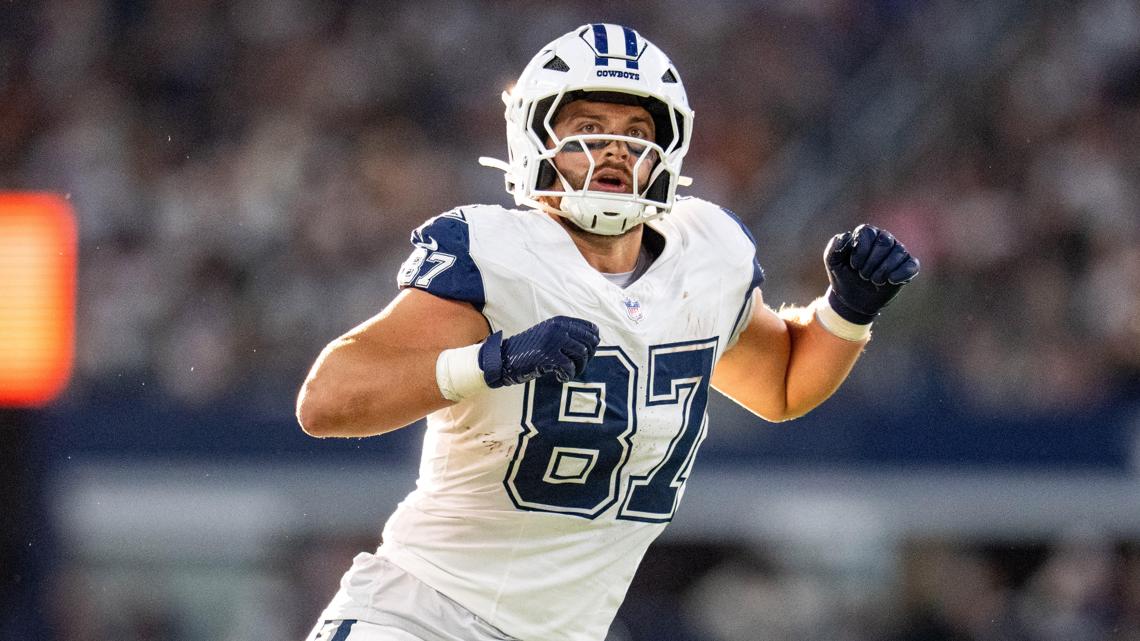 From a DM to 'I Do': Dallas Cowboys' Jake Ferguson reflects on his love ...