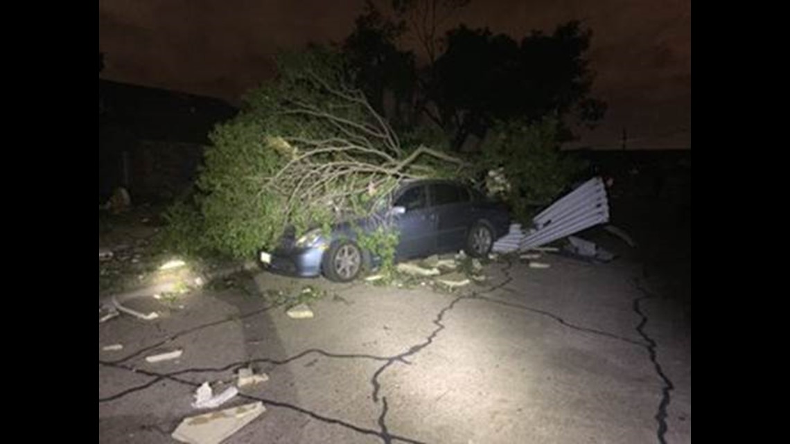 Aerial footage shows storm damage from Dallas to Sachse | wfaa.com