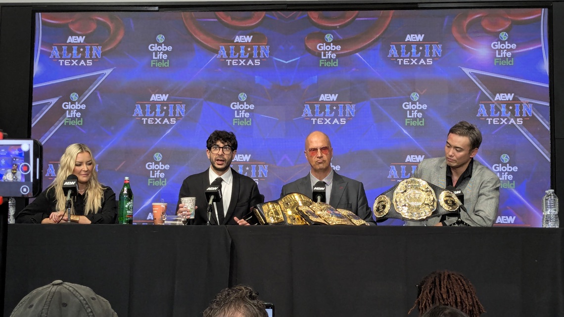 AEW All In: Texas post-show press scrum | wfaa.com