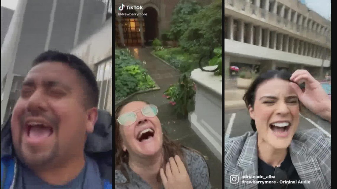 WFAA team and viewers celebrates rain in North Texas | wfaa.com