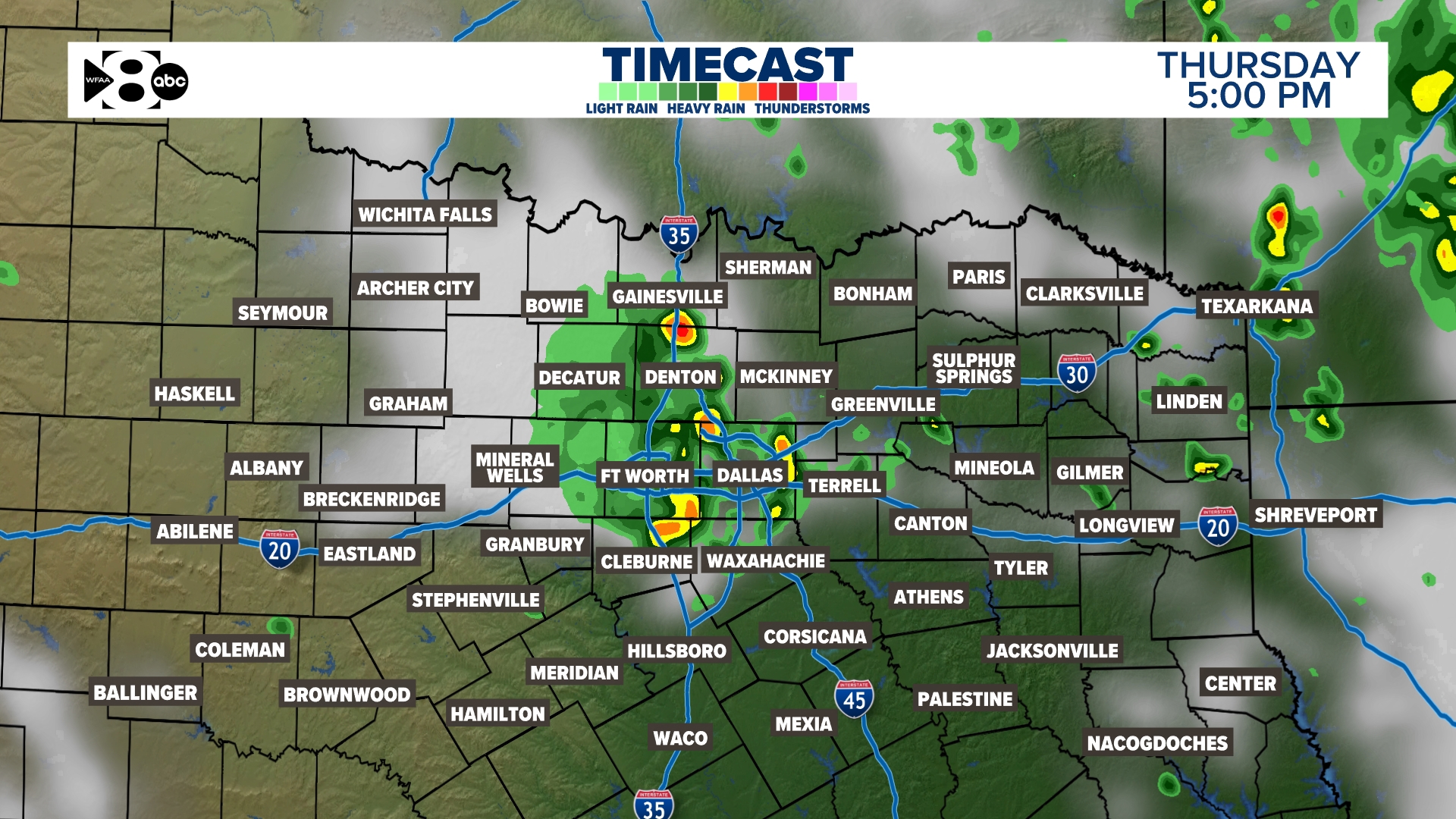 Storm Timecast | wfaa.com