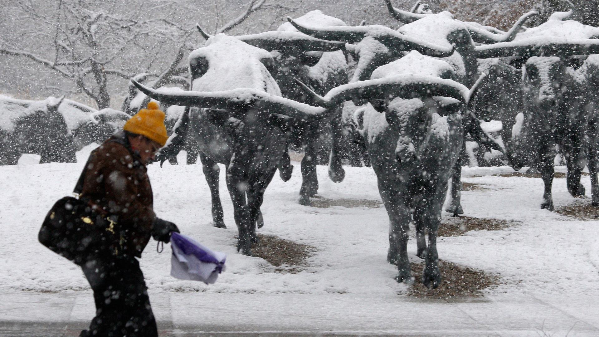 Dallas, Texas snow history: What's the most DFW has seen in one day ...