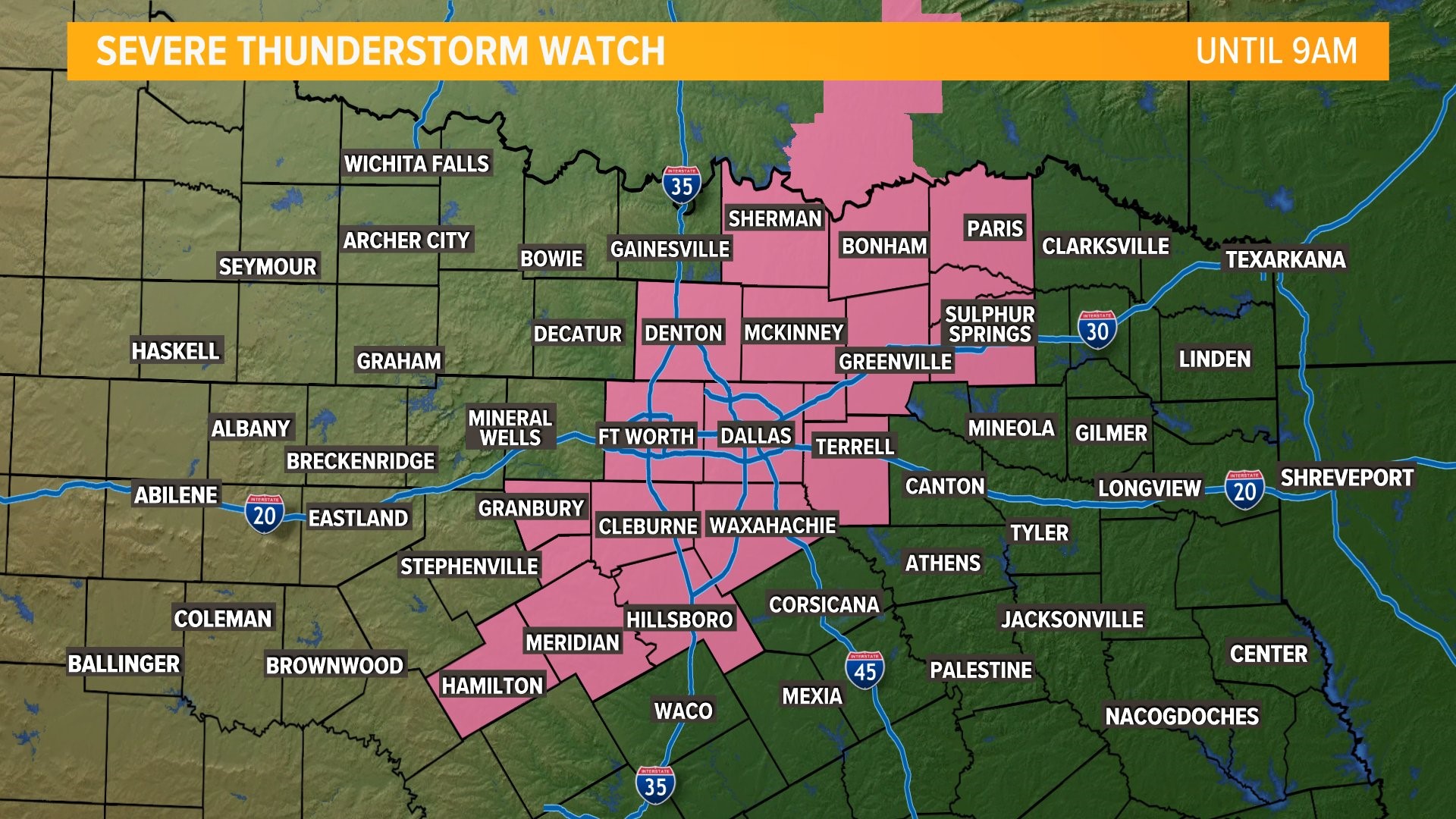 Clima en Dallas Fort Worth ahora: Más cálido esta semana | wfaa.com