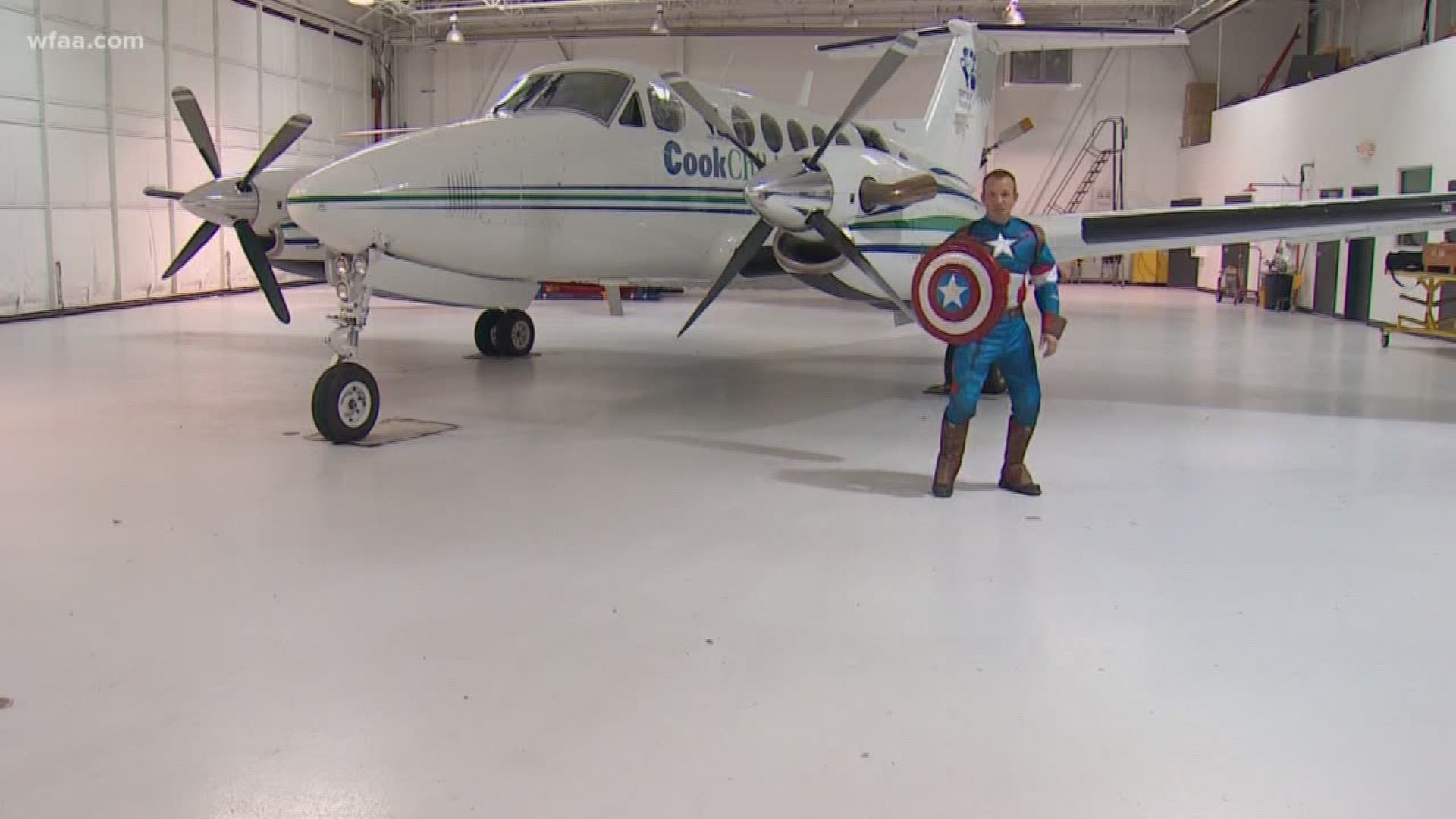 Cook Children's pilot becomes Captain America | wfaa.com