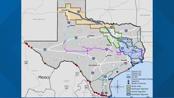 Could Texas get a new Interstate? A new proposal connects DFW with East ...