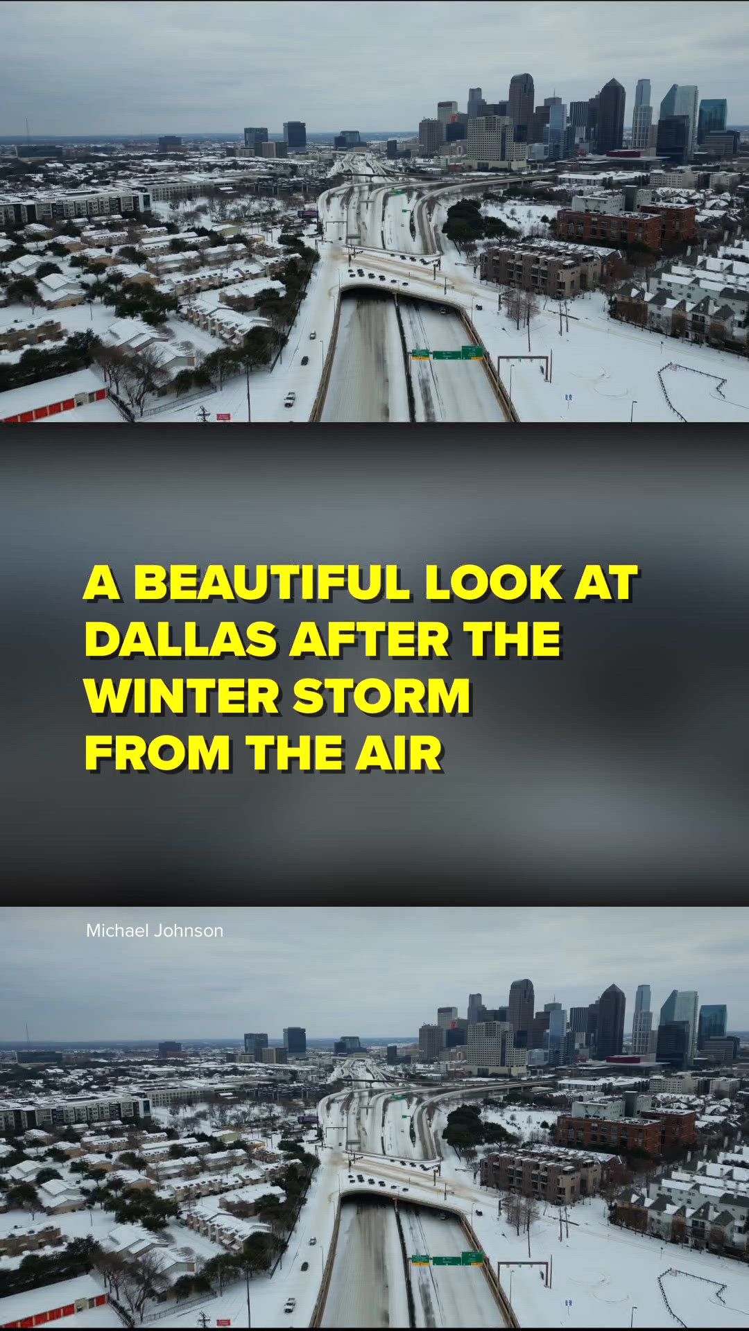 A bird's-eye view of Dallas after the winter storm | wfaa.com