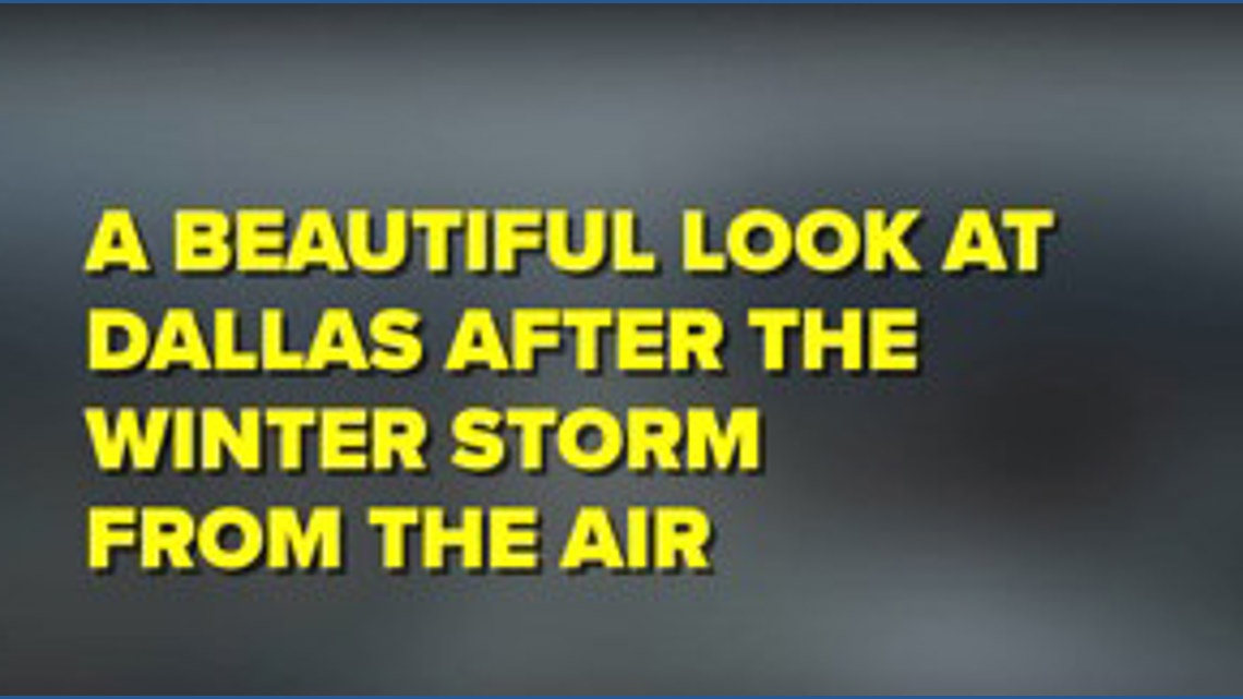 A bird's-eye view of Dallas after the winter storm | wfaa.com