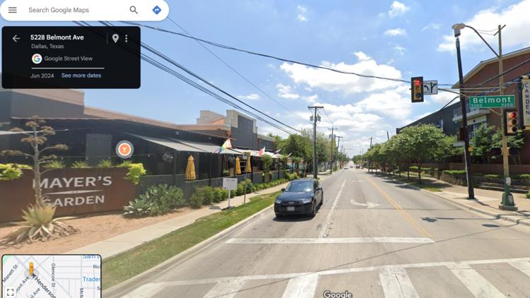 Google Maps Street View historical satellite images: Dallas, Texas' big ...