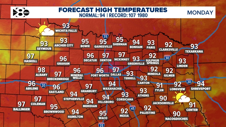 Dallas, Texas weather forecast: How hot will it get this weekend ...