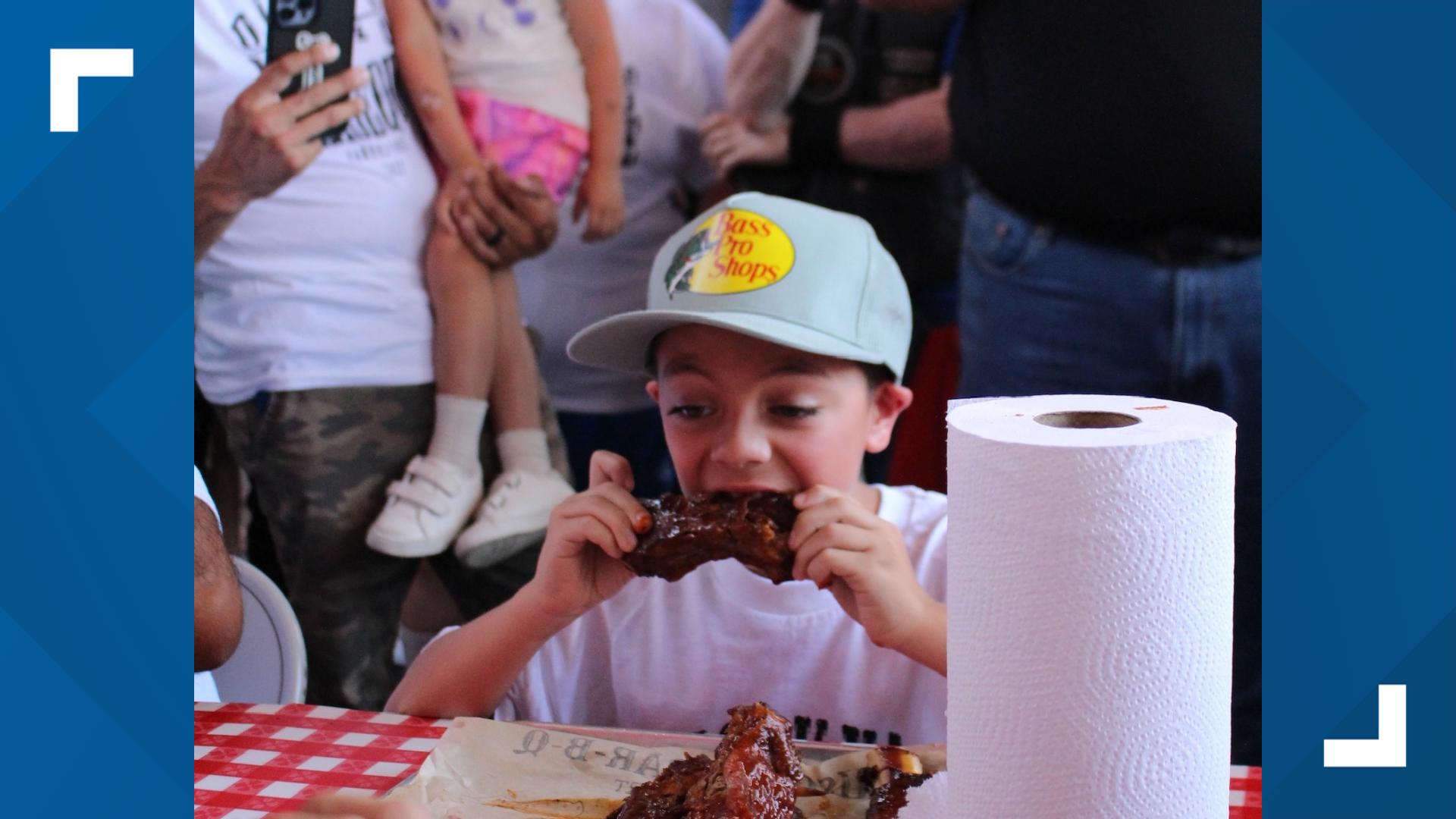 Fort Worth Stockyards BBQ joint crowns 8-time rib-eating champ | wfaa.com