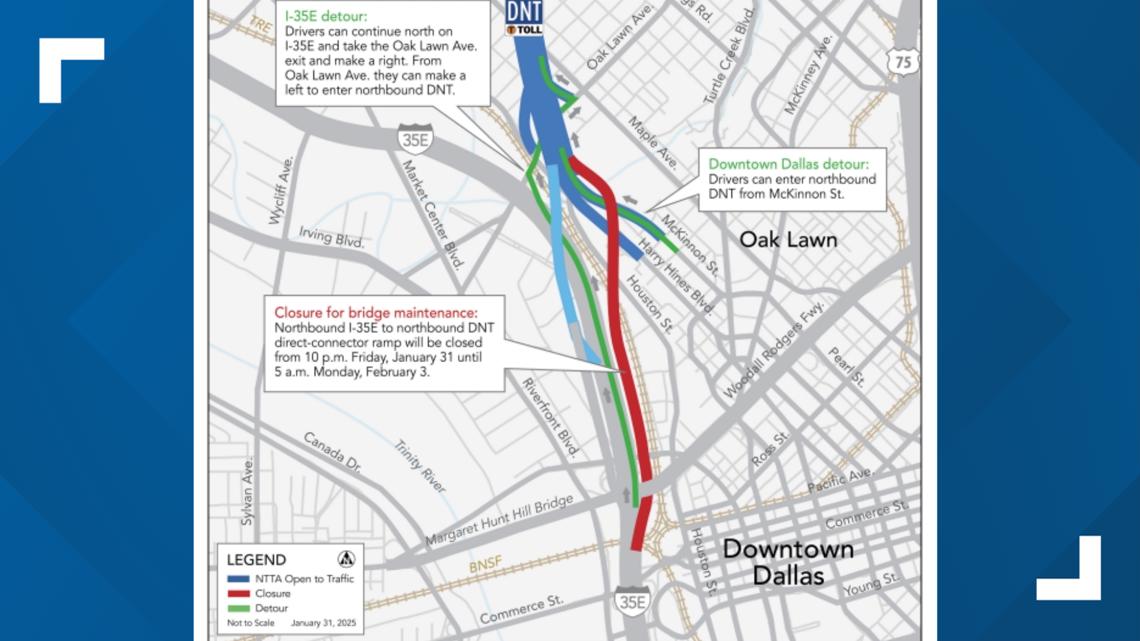 Dallas North Tollway ramp closure to affect weekend drivers | wfaa.com