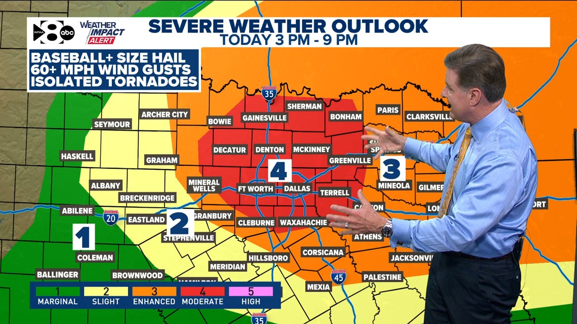 DFW weather: Here's the latest timeline of severe storms moving across ...