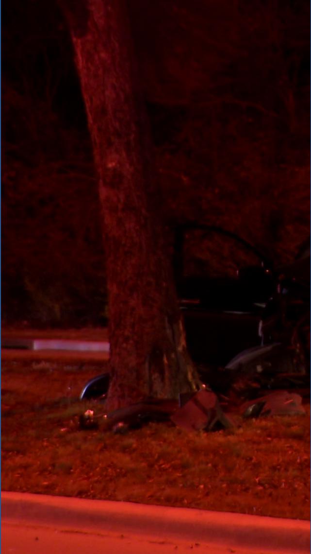 1 person killed, 2 injured after car crashes into tree, officials say ...