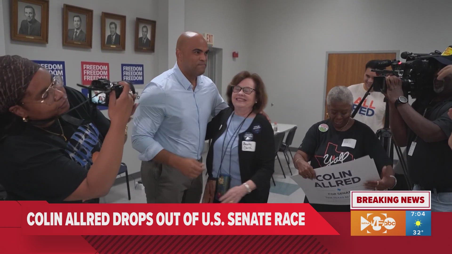 Colin Allred drops out of U.S. Senate race, will challenge Julie ...