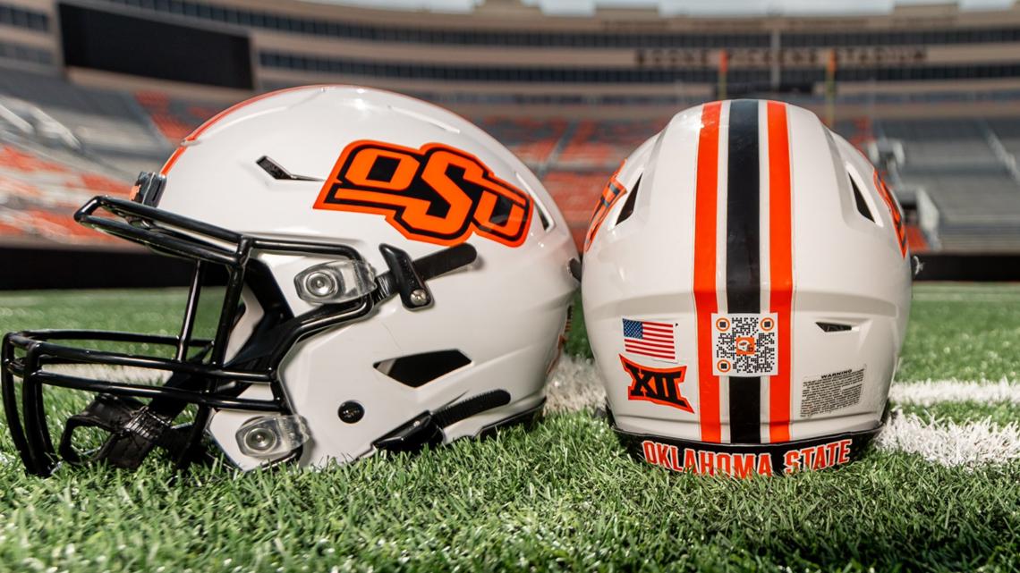 OKST to wear QR codes on helmets linked to team NIL fund | wfaa.com
