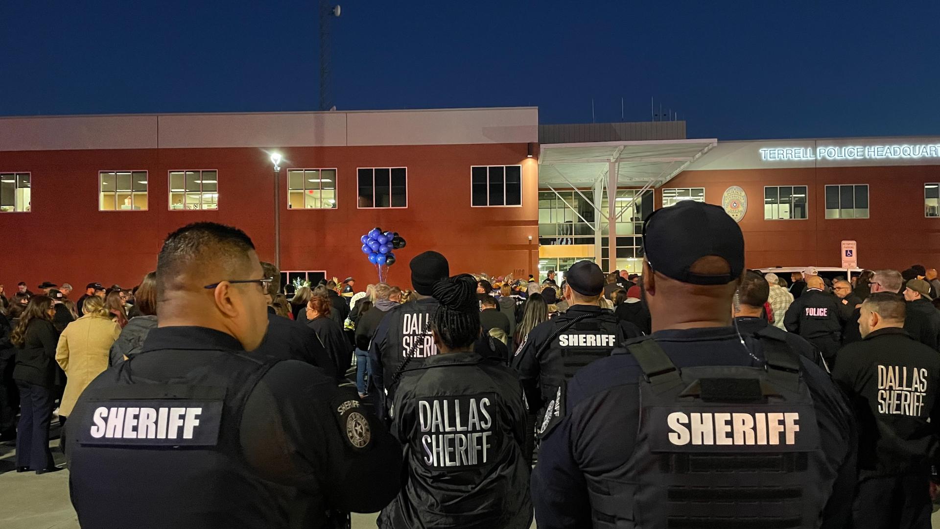 Community honors the life of Terrell Police Officer Jacob Candanoza ...