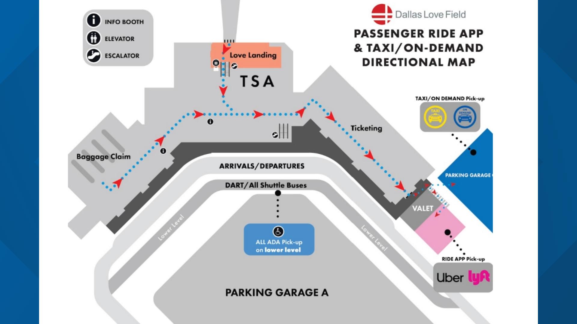 Dallas Love Field airport Uber pickup location moving soon: Here's ...