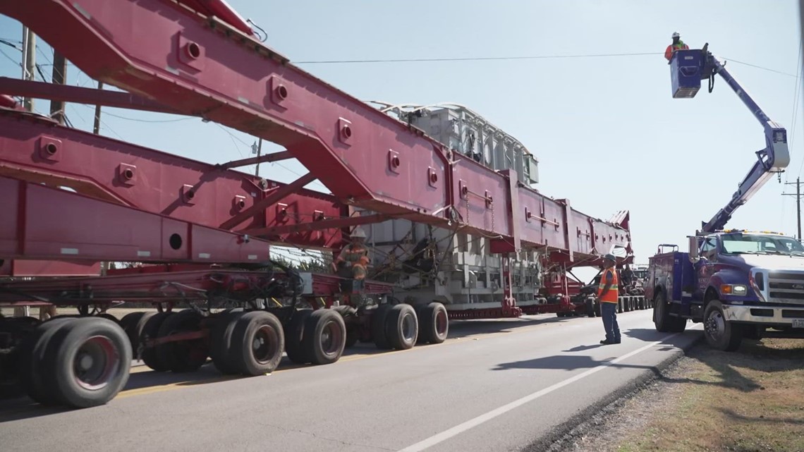 Massive transformer delivery to Lake Hubbard Power Plant shows growth ...