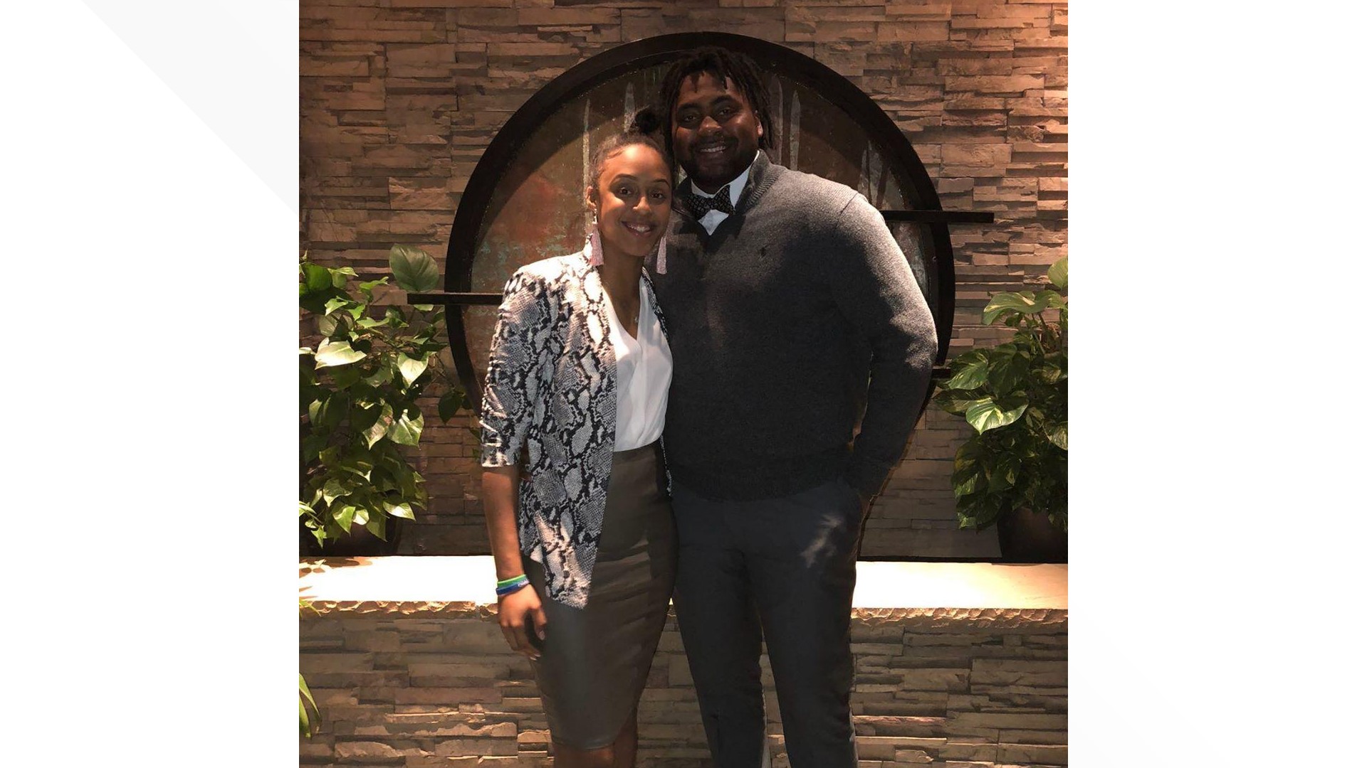 PHOTOS: TCU OL Obinna Eze writes poetry about life, wife, family | wfaa.com