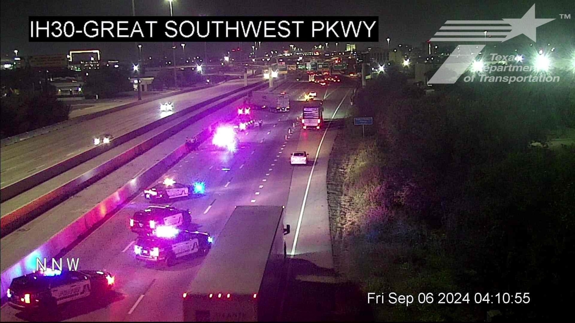 Arlington, Texas crash on I-30: Westbound lanes blocked | wfaa.com