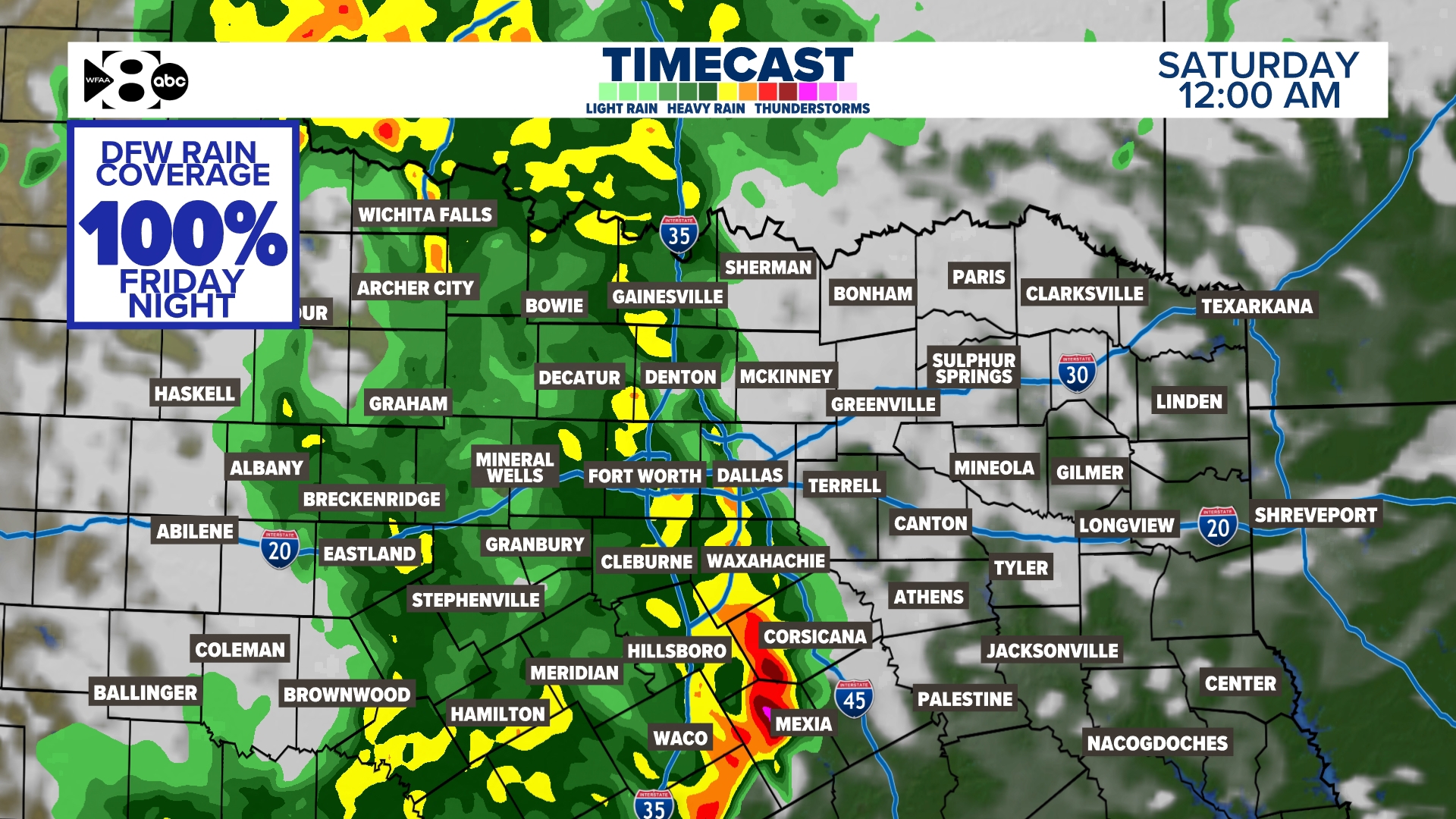 Dallas-Fort Worth Weather: Latest forecast, live radar, rain chances ...