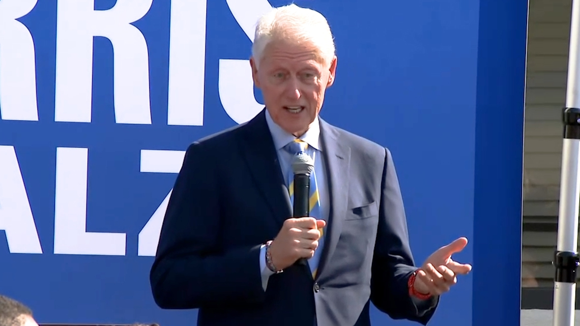 Bill Clinton full speech at campaign rally for Kamala Harris in Georgia ...