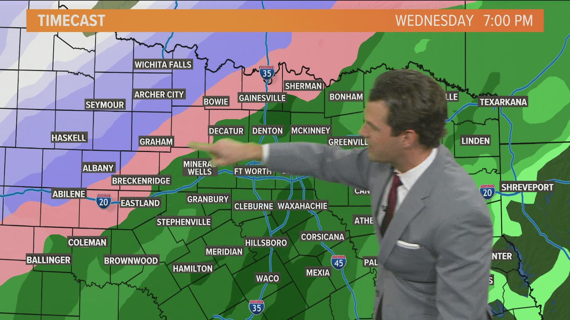 Is snow heading to North Texas? Here's what to expect starting ...