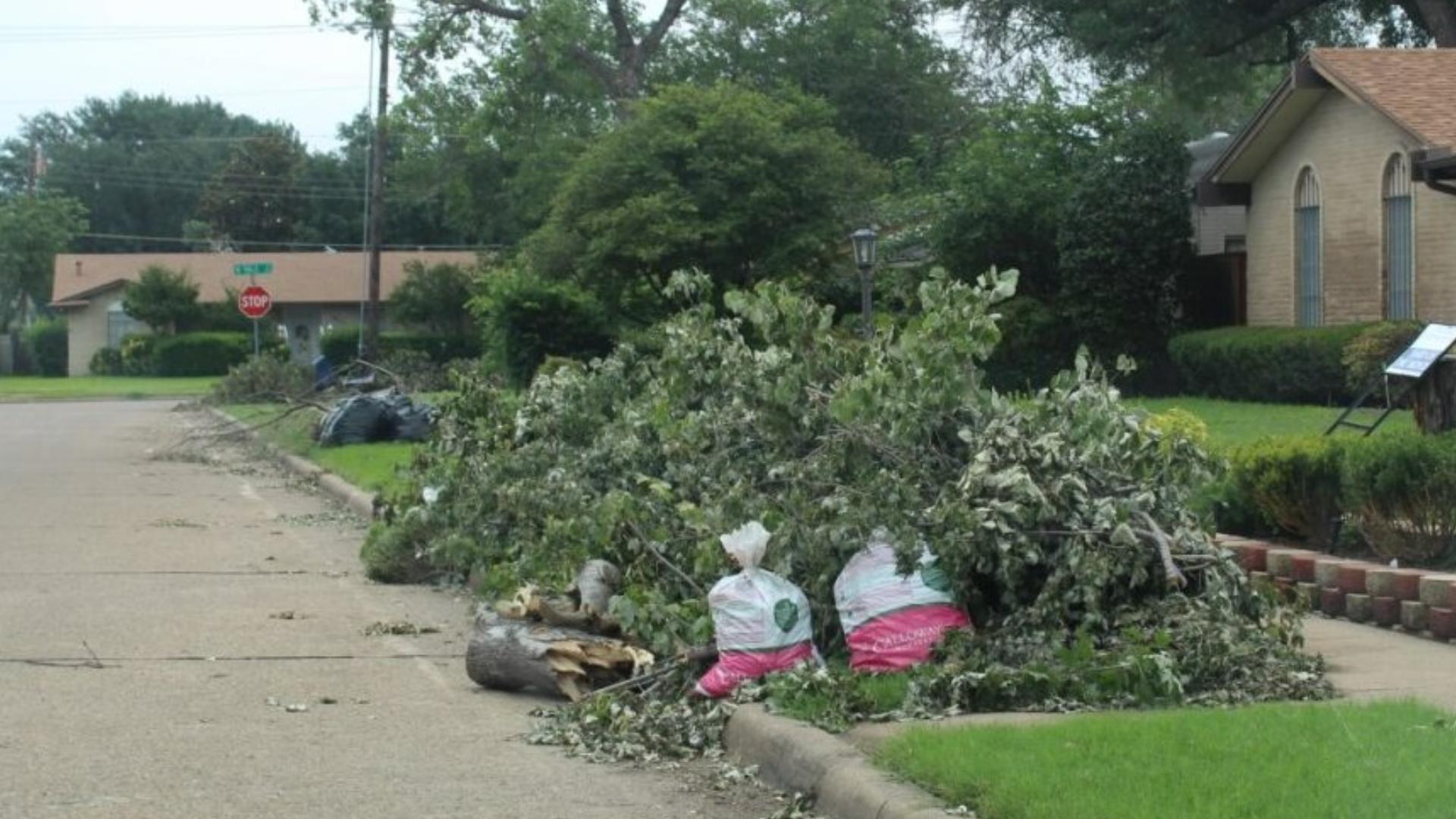 City of Garland releases a map showing storm debris pick up | wfaa.com