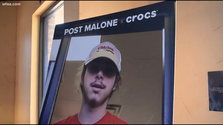 Post Malone surprises hometown fans with hundreds of free signature ...