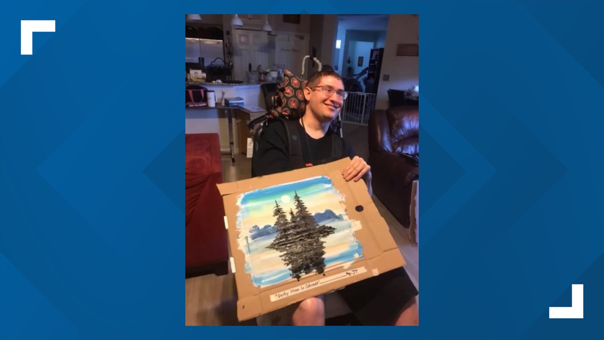 Wounded Warrior project art display at Dallas Love Field | wfaa.com