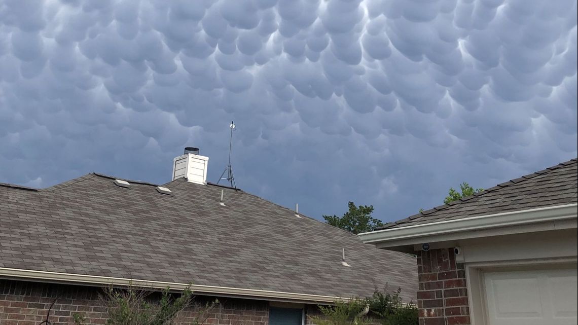 Mammatus clouds around North Texas | wfaa.com