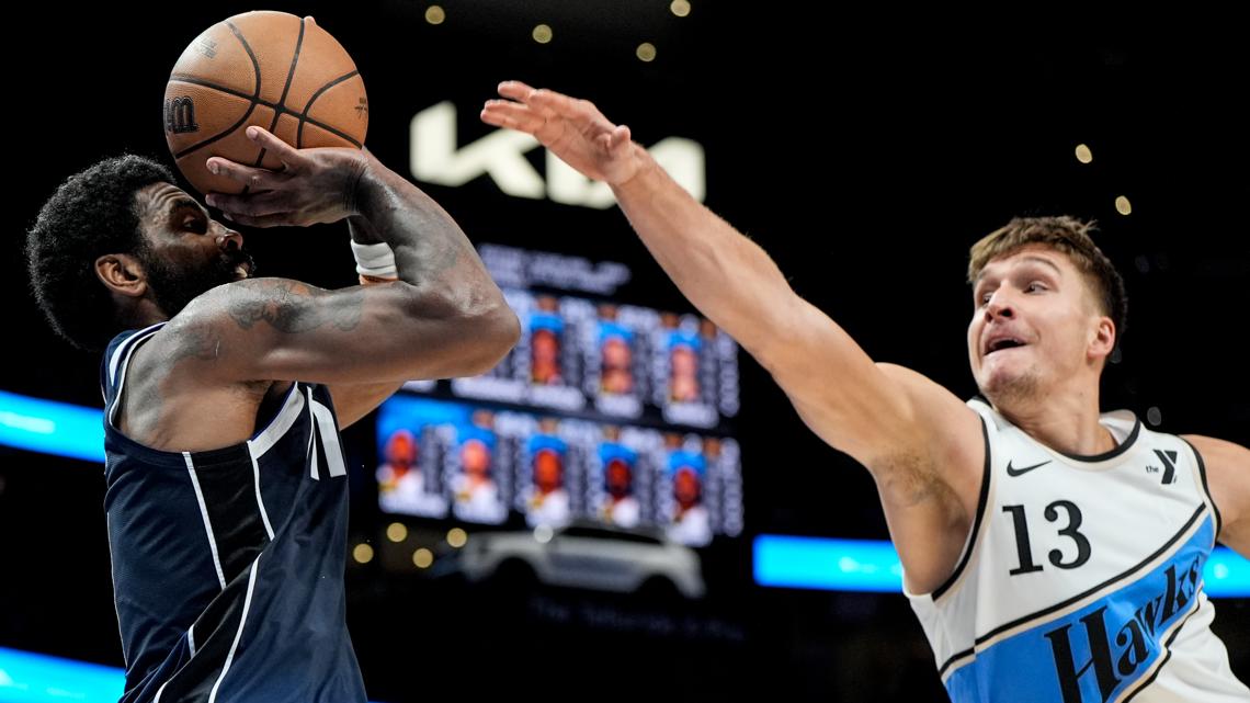 Kyrie Irving scoring leads Mavericks past Hawks 129-119 | wfaa.com