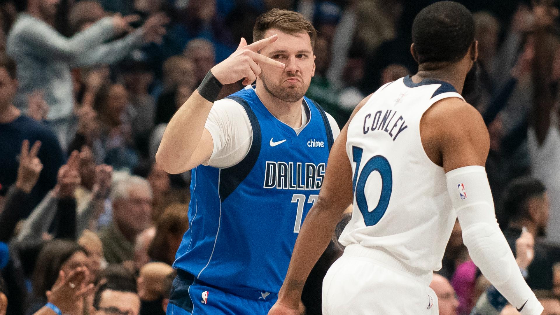 Luka Doncic suffers left calf strain against Timberwolves | wfaa.com