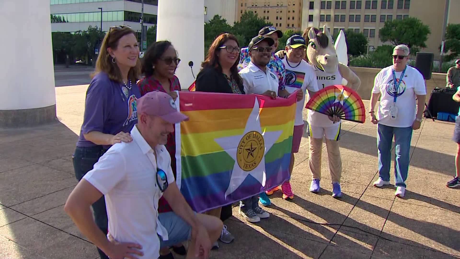 Pride flag raised at Dallas City Hall for June | wfaa.com