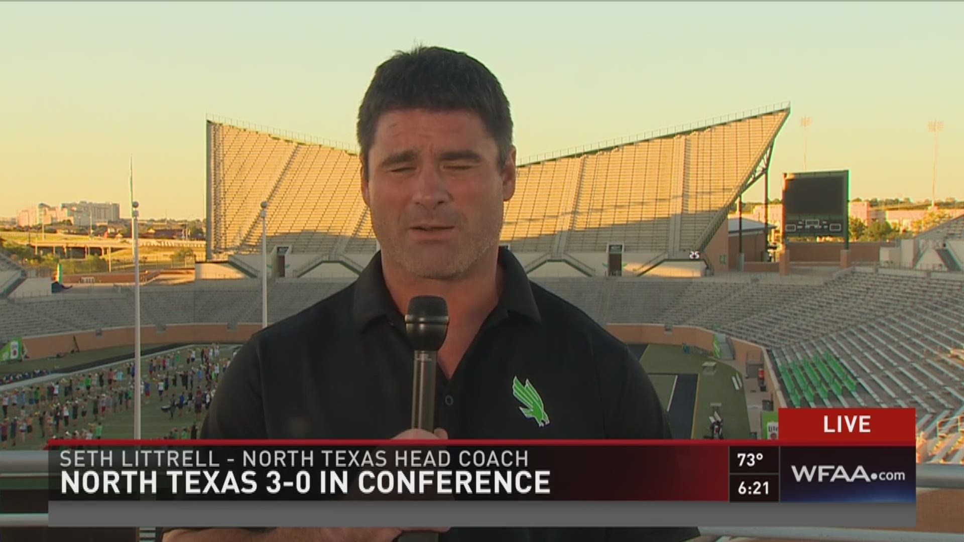 North Texas Head Coach Seth Littrell talks to Dale Hansen | wfaa.com