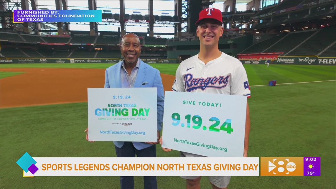 Sports Legends Champion North Texas Giving Day | wfaa.com