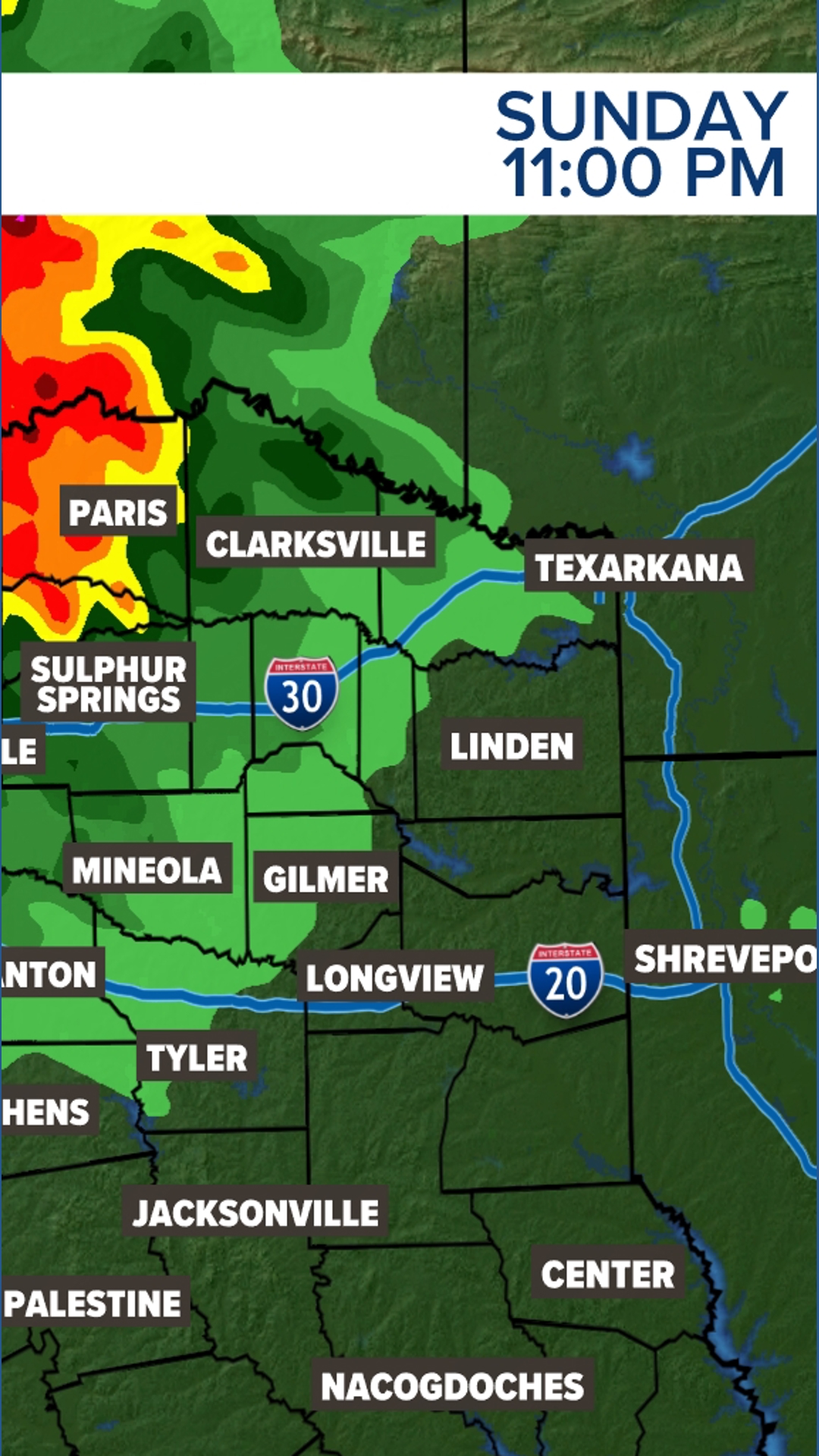 Storm Timecast | wfaa.com