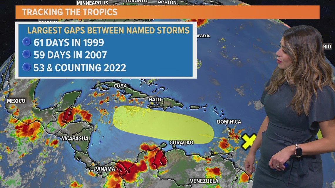 Tracking the tropics: Latest storm development chances, timing | wfaa.com