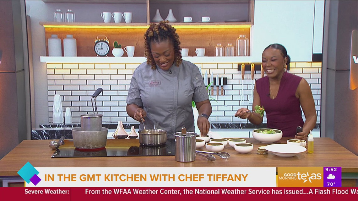 Dishing with Celebrity Chef Tiffany Derry in the GMT Kitchen | wfaa.com