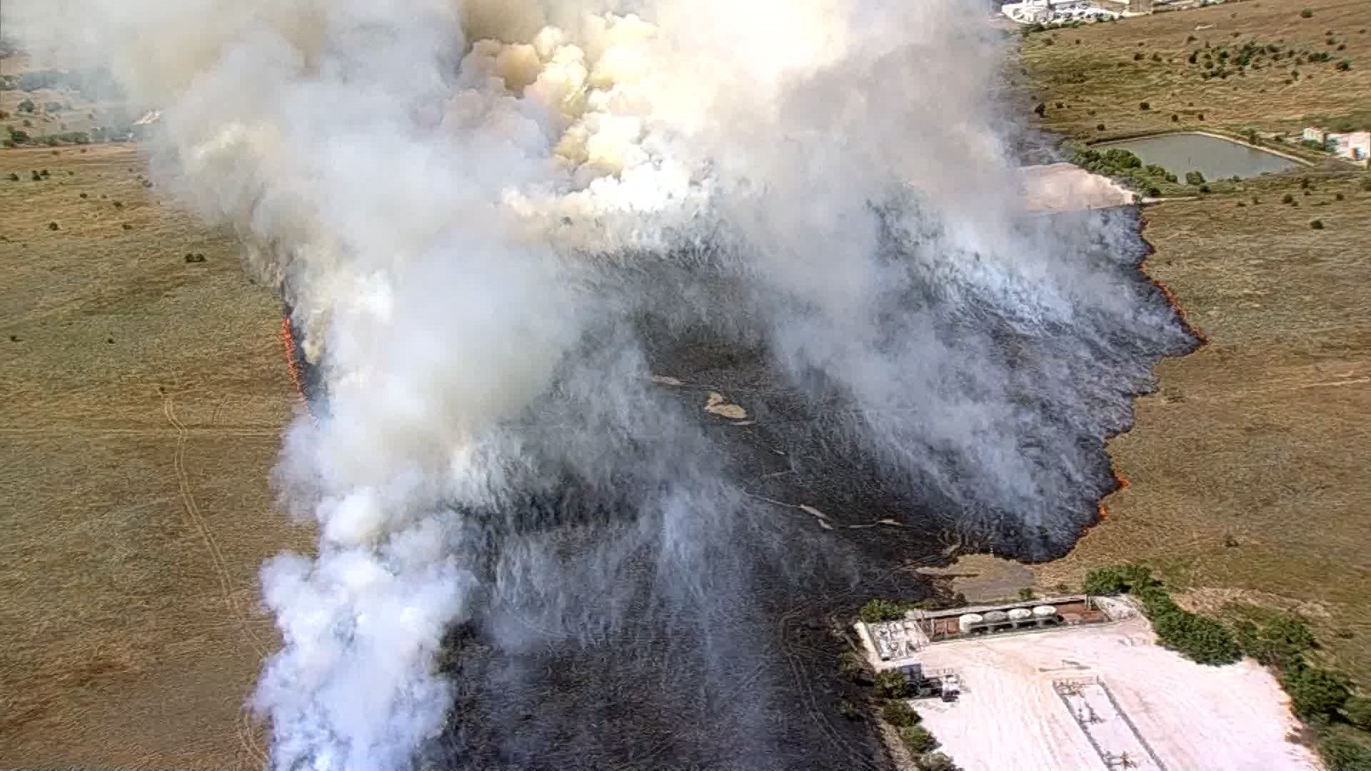 Fort Worth grass fire burning near Bonds Ranch and Saginaw | wfaa.com