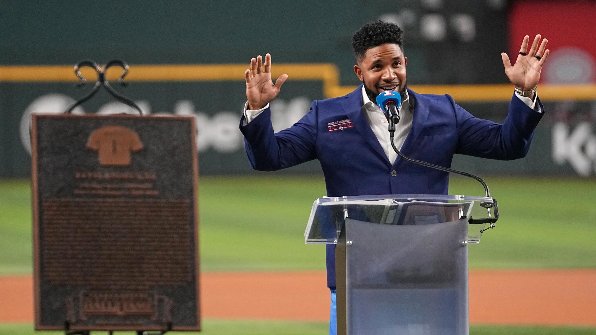 Elvis Andrus Joins Texas Rangers Hall of Fame | wfaa.com
